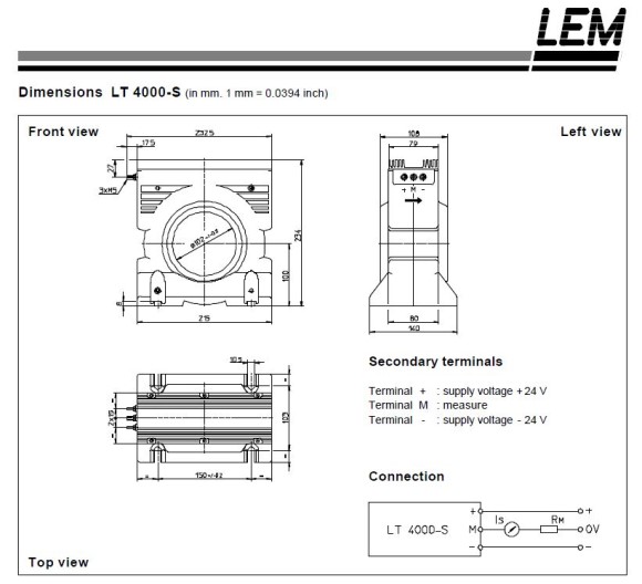 LT 4000-S Current Transducers | AC/DC Current Transducers - Darrah Electric