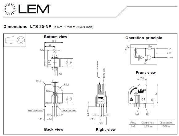 LTS 25-NP Current Transducers | AC/DC Current Transducers - Darrah Electric