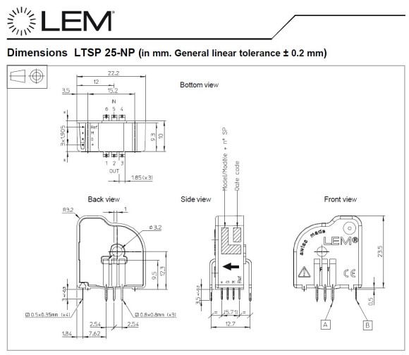 LTSP 25-NP Current Transducers | AC/DC Current Transducers - Darrah ...